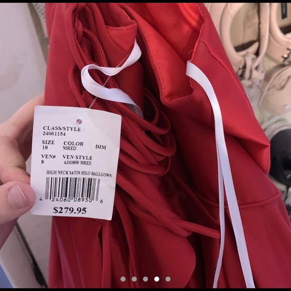 David's Bridal | Dresses | Red Cinderella Ball Gown | Poshmark